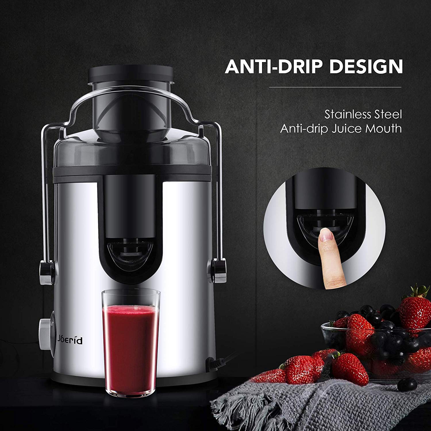 Juicer Machines, Joerid Centrifugal Juicer, Juice Extractor $46.63 (Reg ...