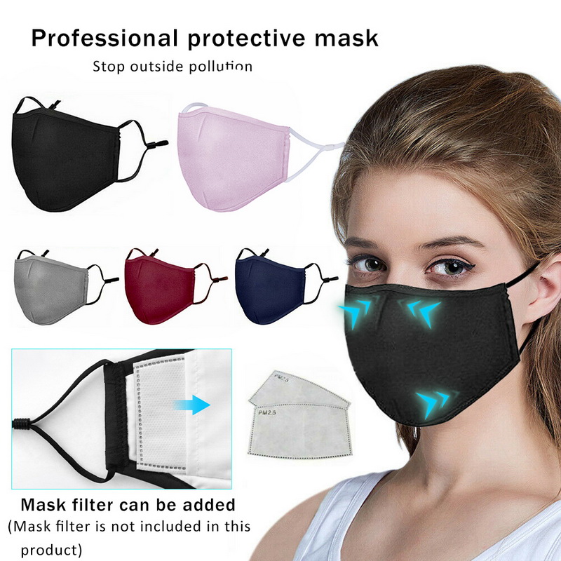 Washable Cotton PM2.5 Mouth Mask Anti Pollution Mask